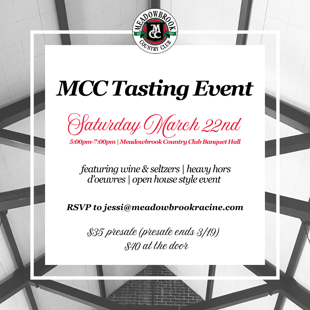 MCC Tasting Event - Meadowbrook Country Club